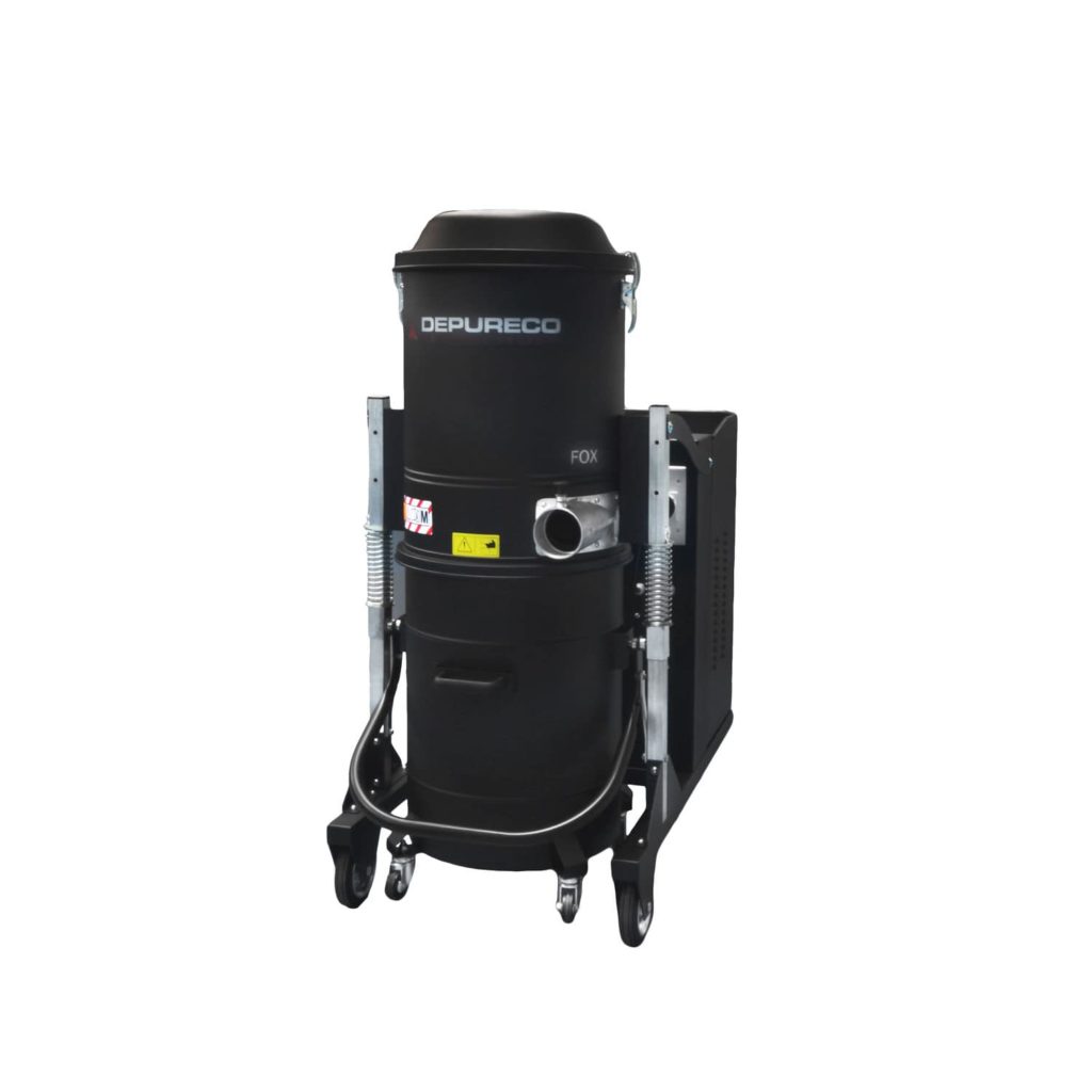 DEPURECO Fox 3 Dry Vacuum Cleaner Three-Phase Industrial Mobile ...
