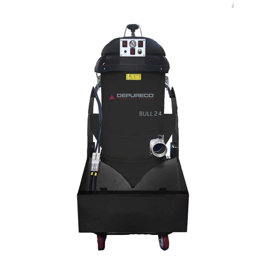 DEPURECO Bull 24 Dry Vacuum Cleaner Single-Phase Industrial Mobile ...