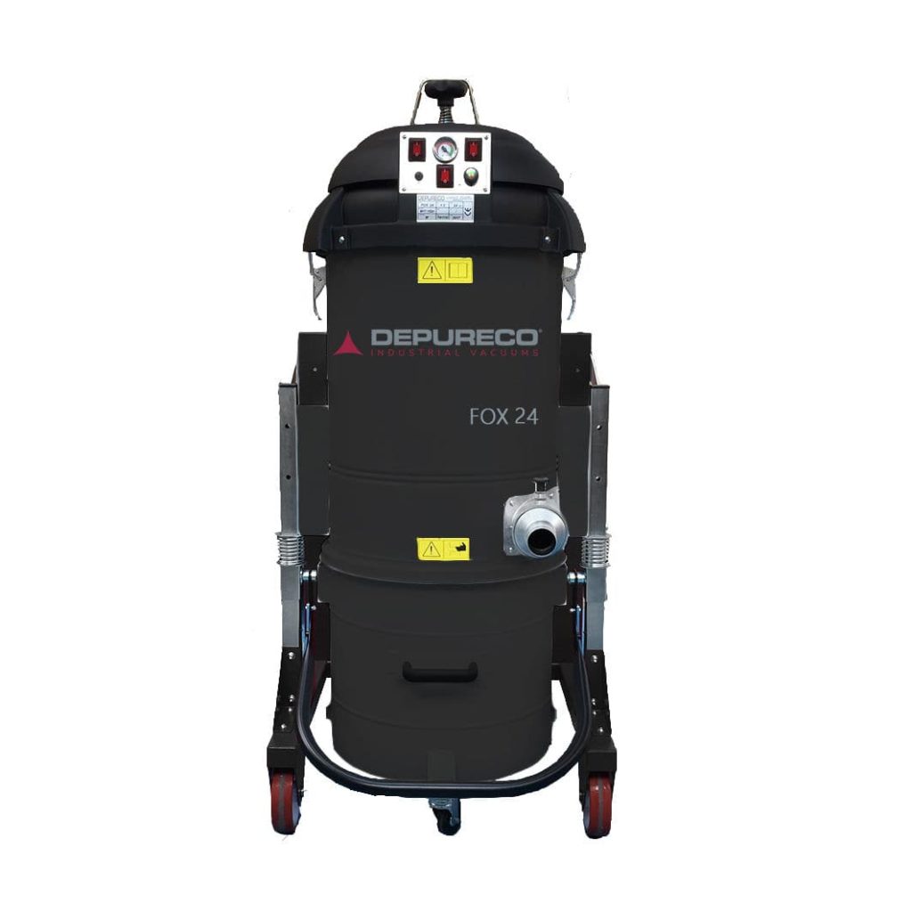 DEPURECO Fox 24 Dry Vacuum Cleaner Single-Phase Industrial Mobile ...